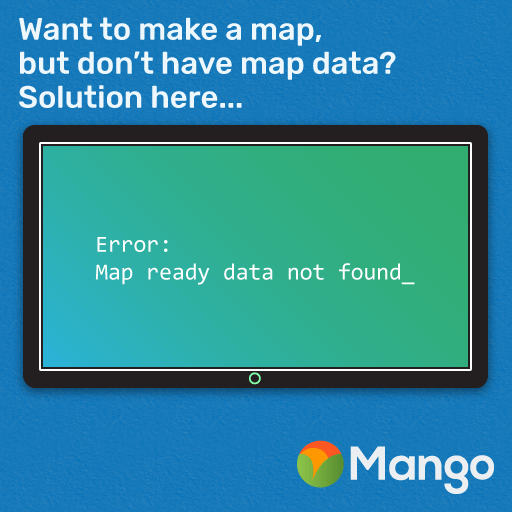 I want to make a map, but I don't have map data? Solution here...