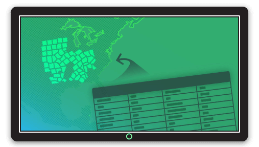 How to Create a Map from a Spreadsheet Containing Zip Codes, Counties ...